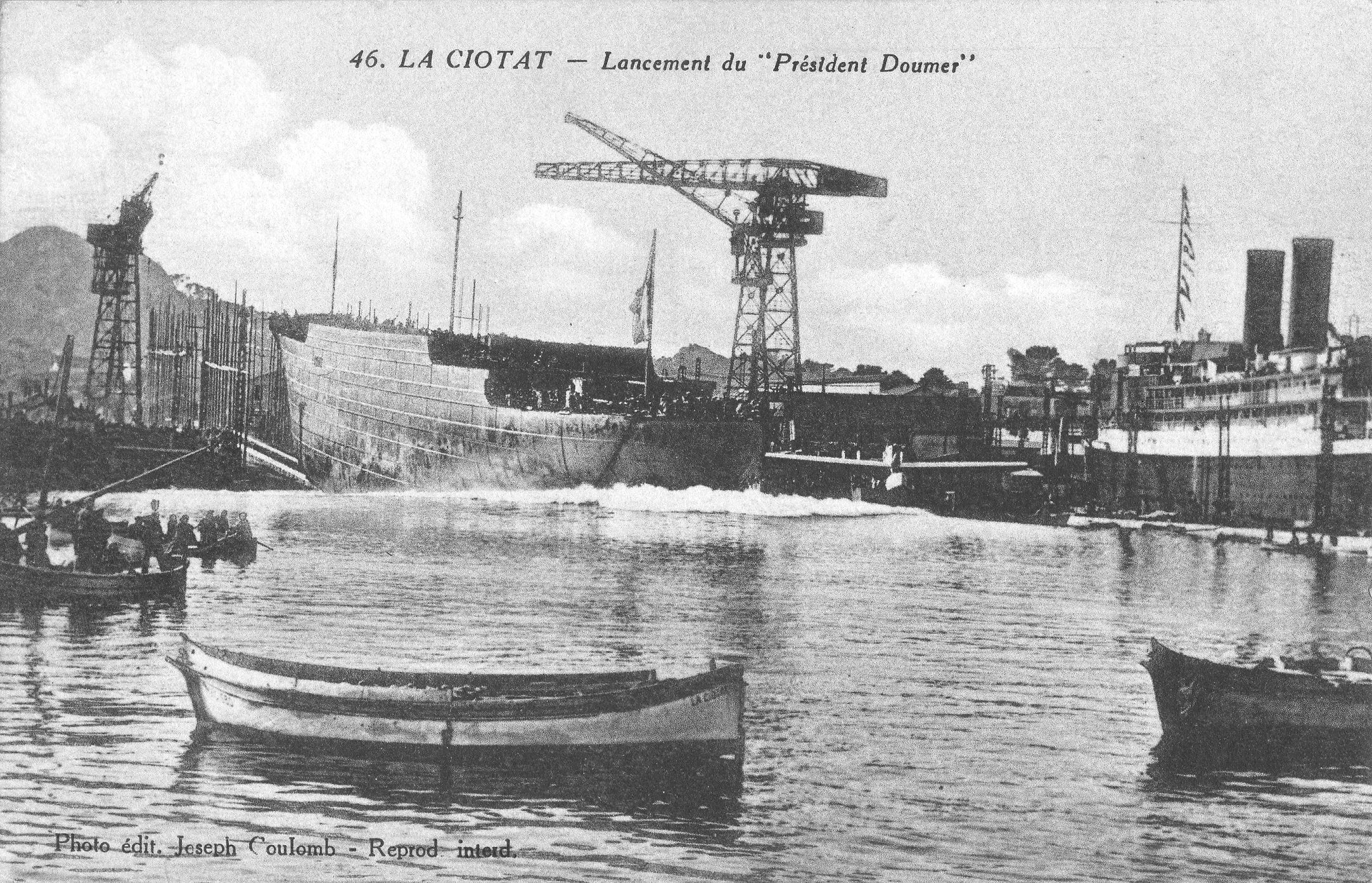 le paquebot PRESIDENT DOUMER des Messageries Maritimes
